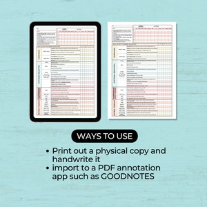 DBT Skills Tracker, DBT Diary Card, Dialectical Behavior Therapy ...