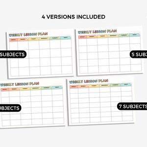 Weekly Lesson Plans for Preschool, Prek, Kindergarten, Daycare ...