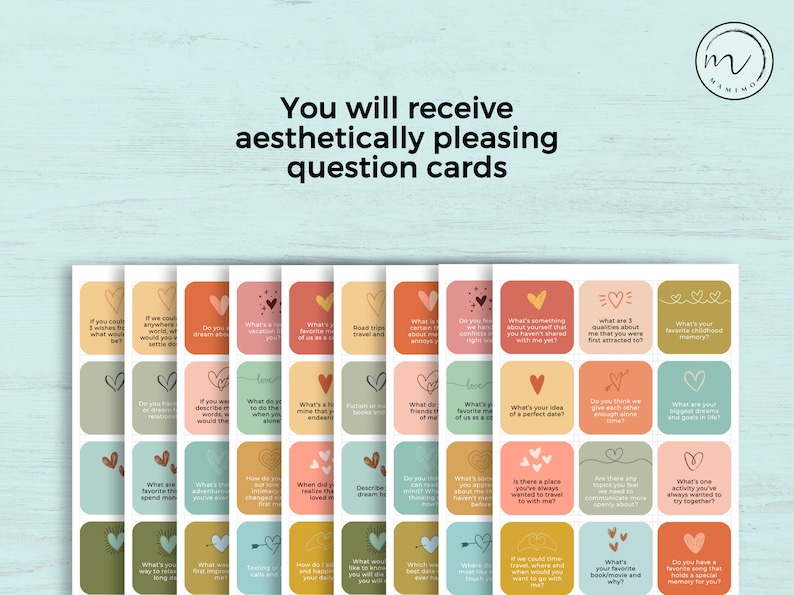 Couple Question Cards, Conversation Starters Cards, Date Night Cards ...