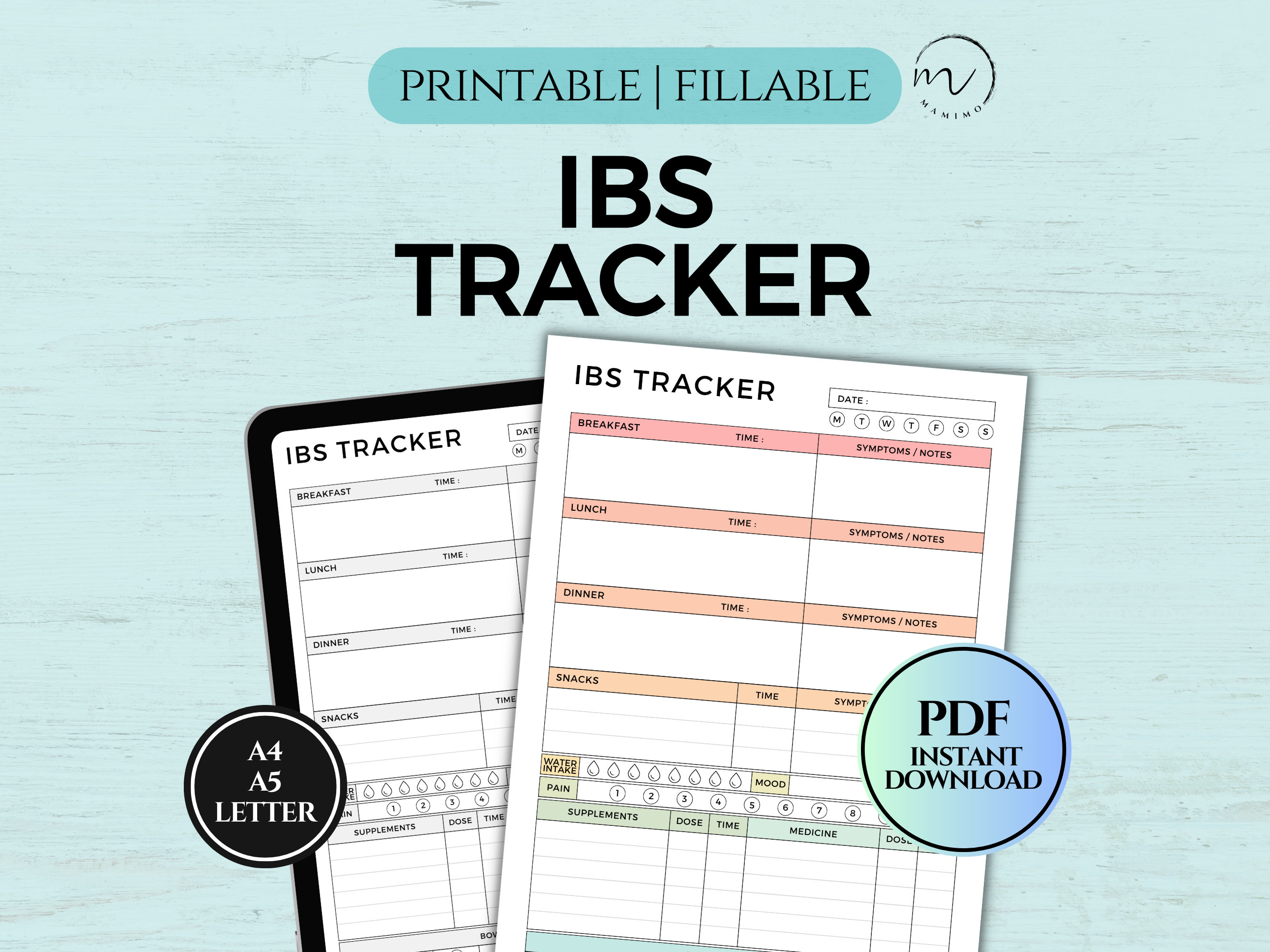 IBS Food Diary Tracker, Symptom Log, Food Intolerance & Sensitivity ...
