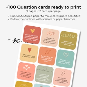 Couple Question Cards, Conversation Starters Cards, Date Night Cards ...