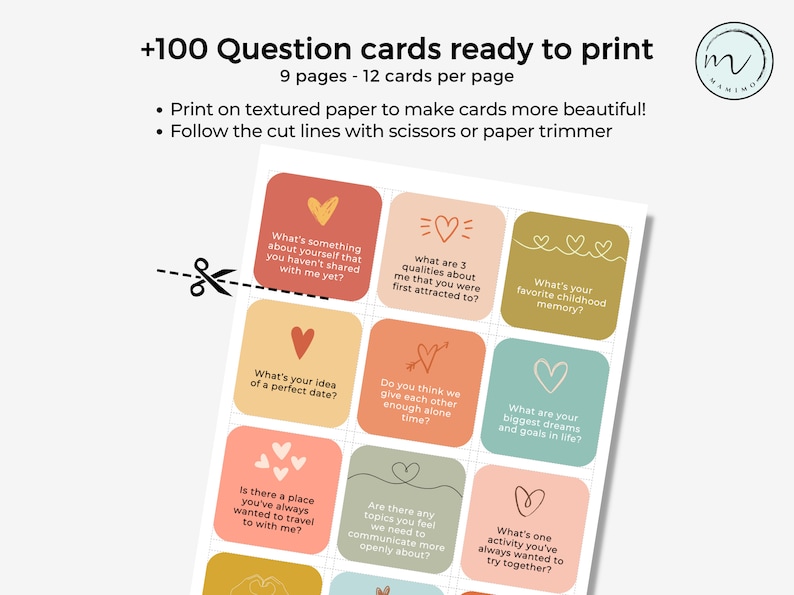 Couple Question Cards, Conversation Starters Cards, Date Night Cards ...