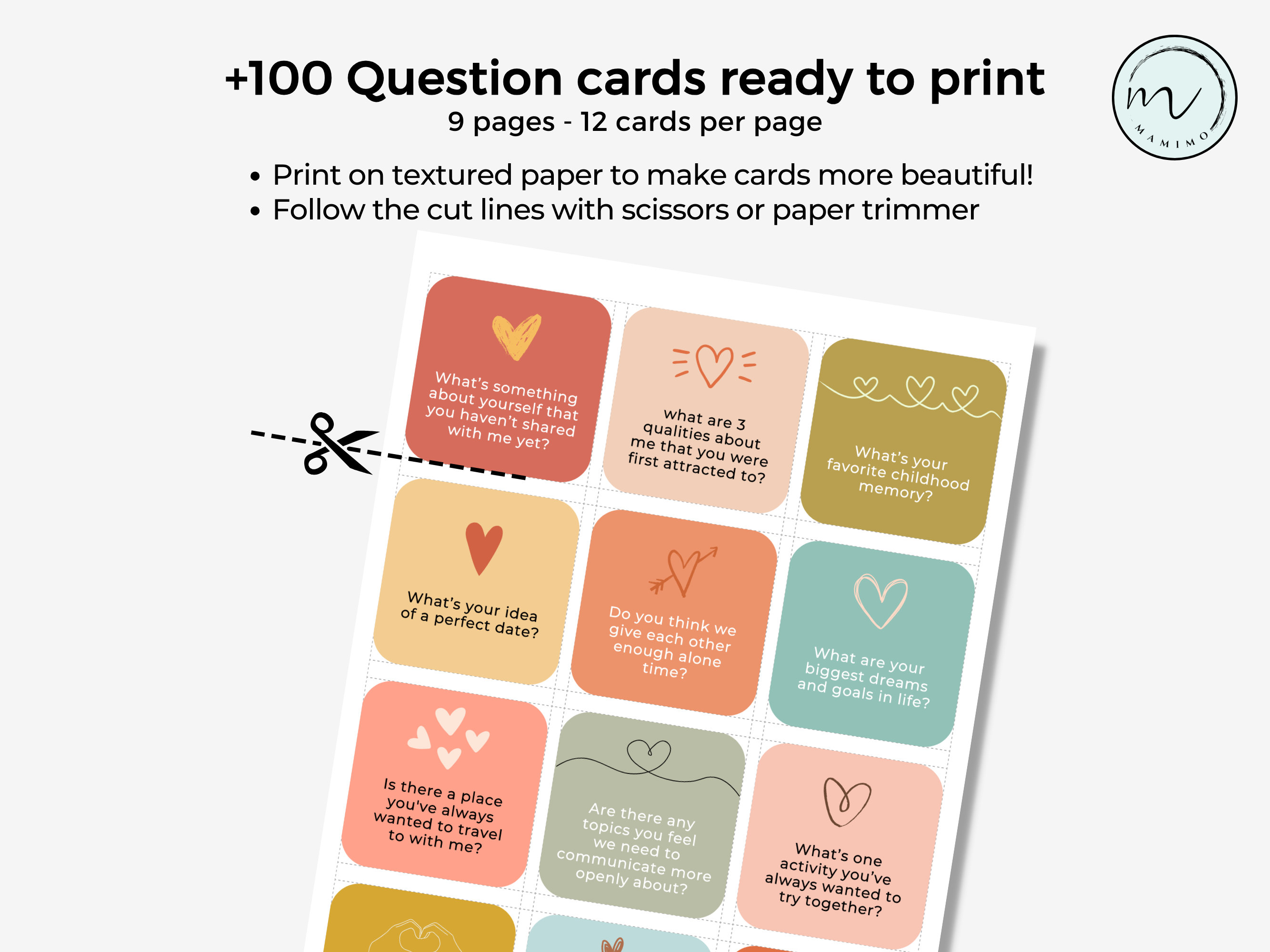 Couple Question Cards, Conversation Starters Cards, Date Night Cards ...