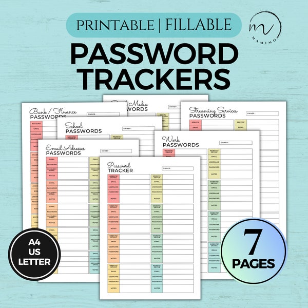 Password Keeper - Etsy