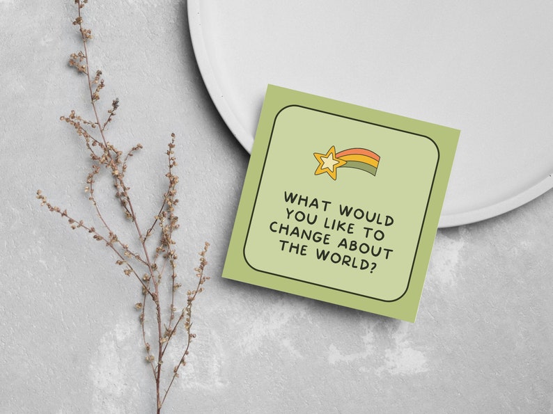 Therapy Question Cards for Teens, Conversation Cards, Counseling Flash ...