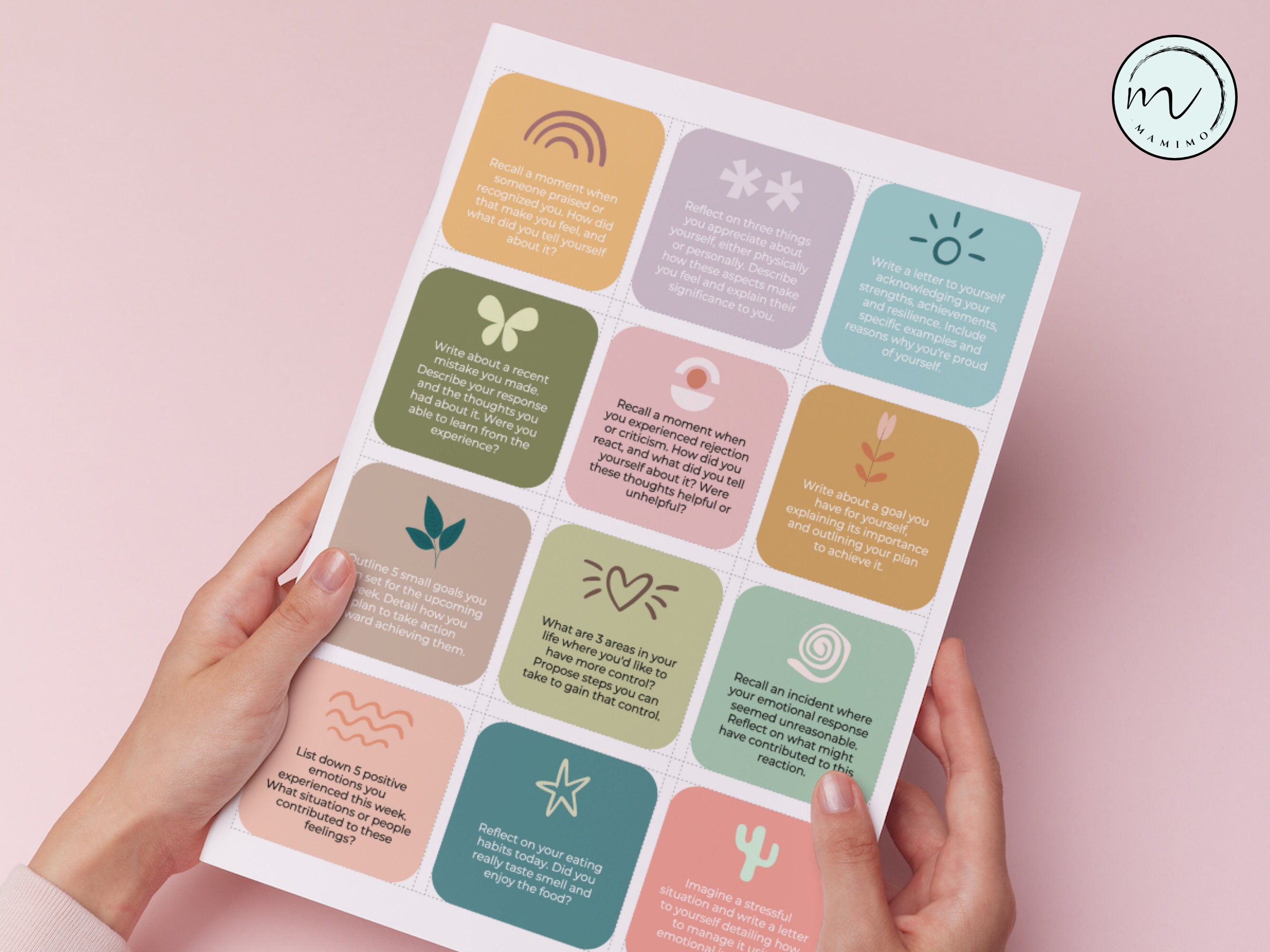 DBT Journal Prompts Anxiety Cards Social Psychology Mental - Etsy