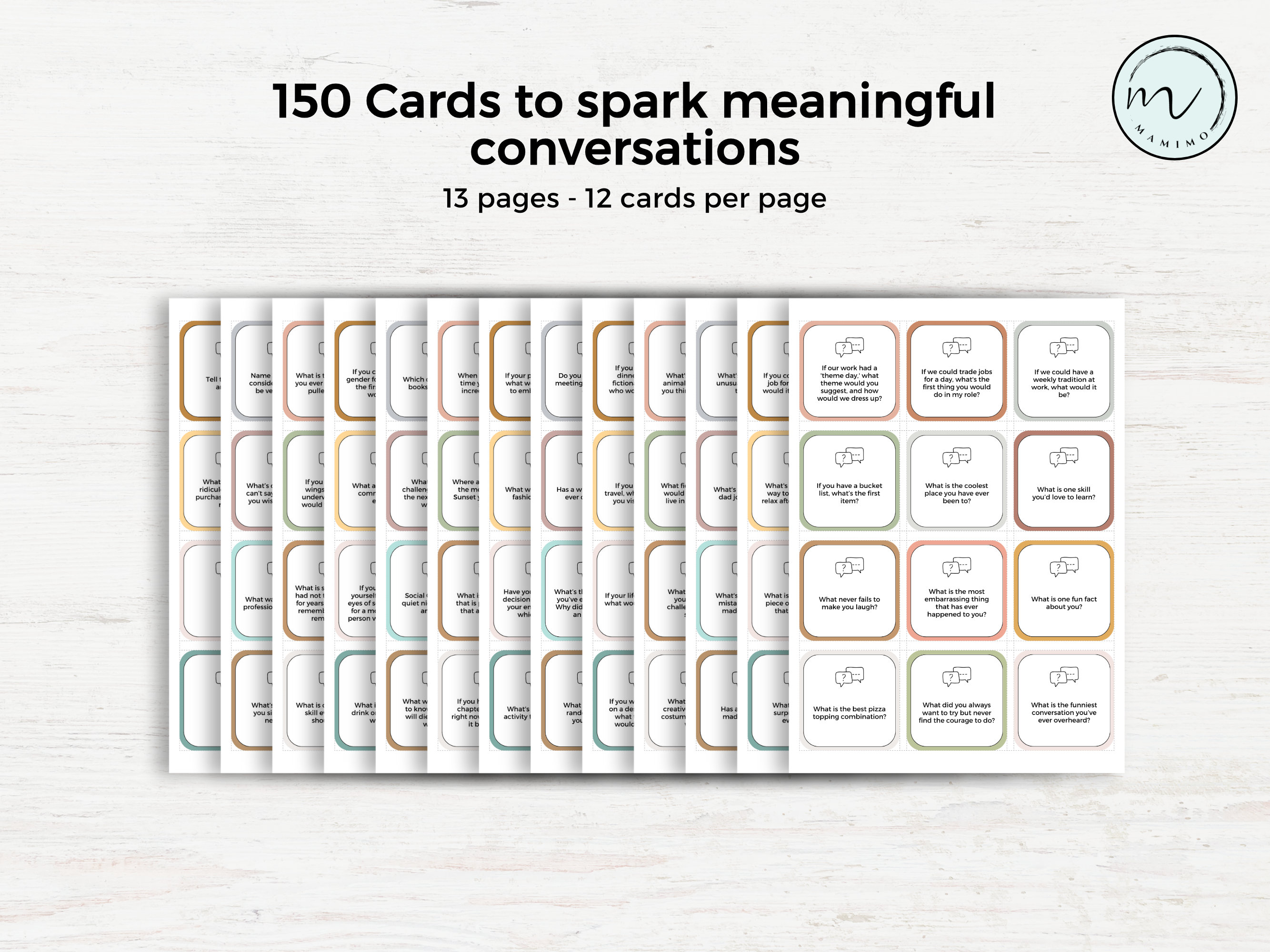 Conversation Starters for Work, Icebreaker Games, Conversation Starters ...