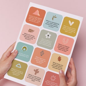 Grief and Loss Question Cards Therapy for Teens and Kids, Therapy ...