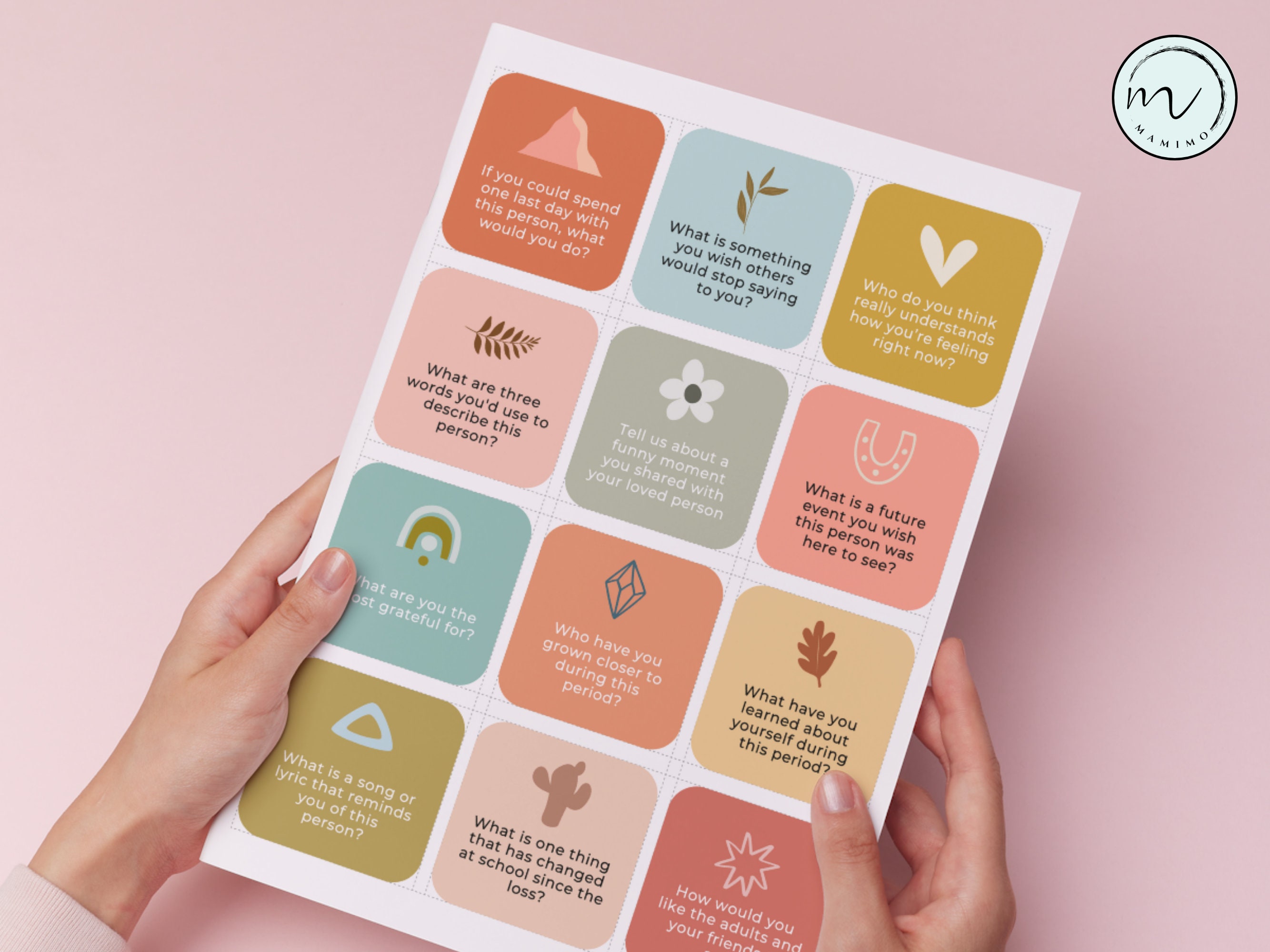 Grief and Loss Question Cards Therapy for Teens and Kids, Therapy ...