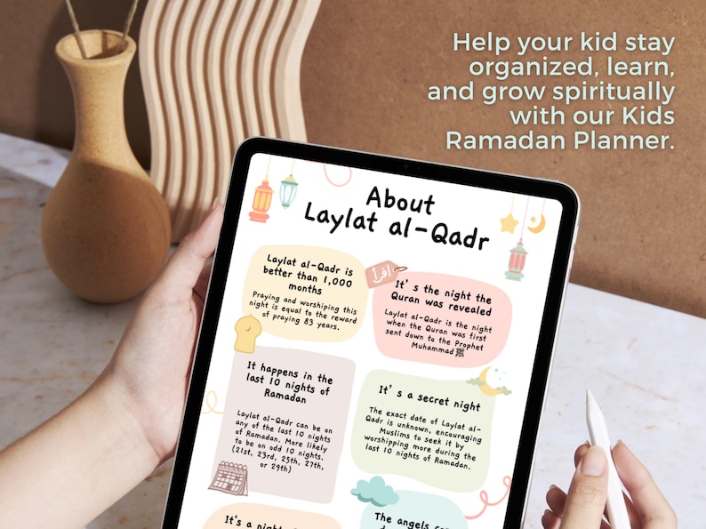 Ramadan Planner Kids, Islamic Activity Book, Daily Muslim Planner ...