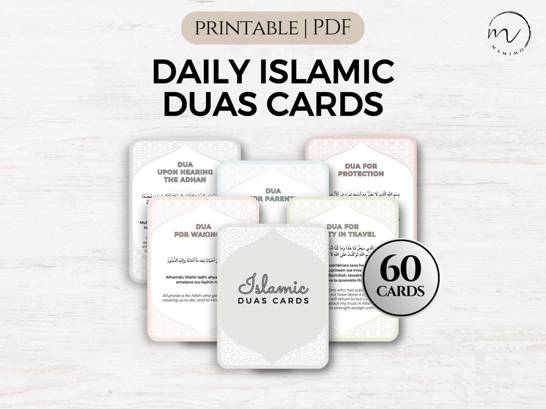 Islamic Dua Cards, Daily Duas Card, Muslim Duas, Islamic Education ...