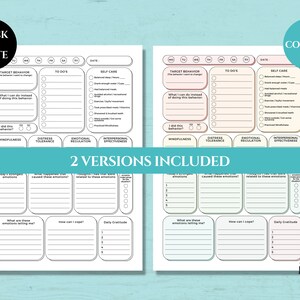 DBT Emotions Regulation Tracker Printable, Dialectical Behavior Therapy ...