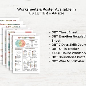 DBT Mega Bundle, Dialectical Behavior Therapy Coping Skills Cards ...