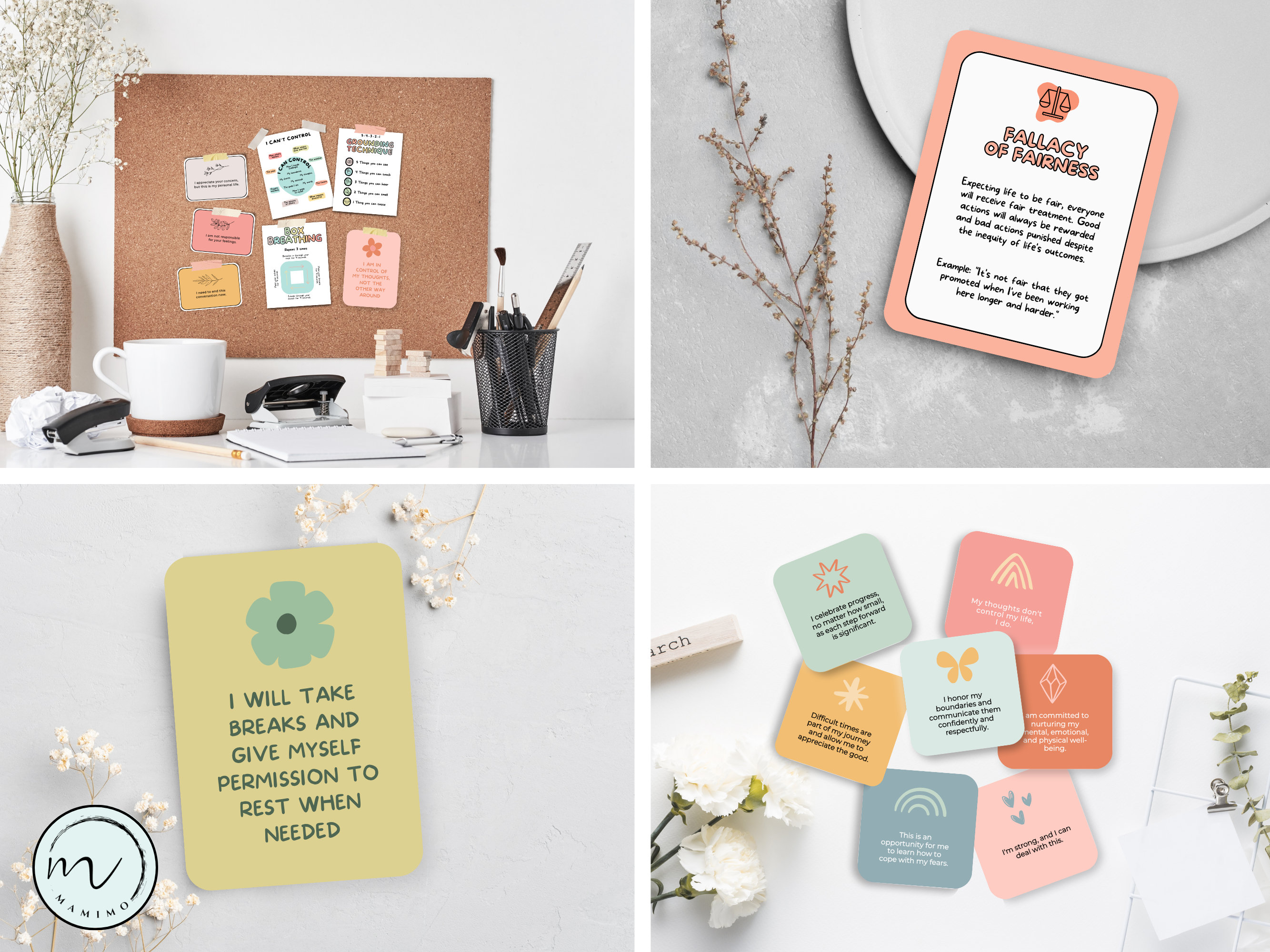 DBT Mega Bundle, Dialectical Behavior Therapy Coping Skills Cards ...