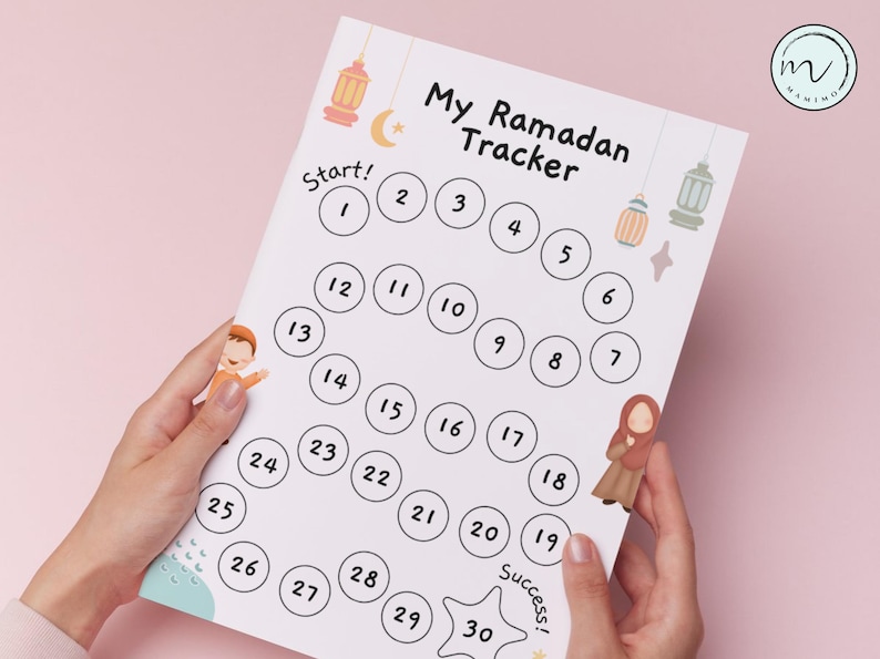 Ramadan Planner Kids, Islamic Activity Book, Daily Muslim Planner ...