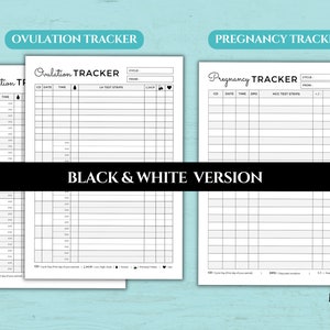 Ovulation Test Strips Tracker, Pregnancy Test Chart, OPK Tracker ...