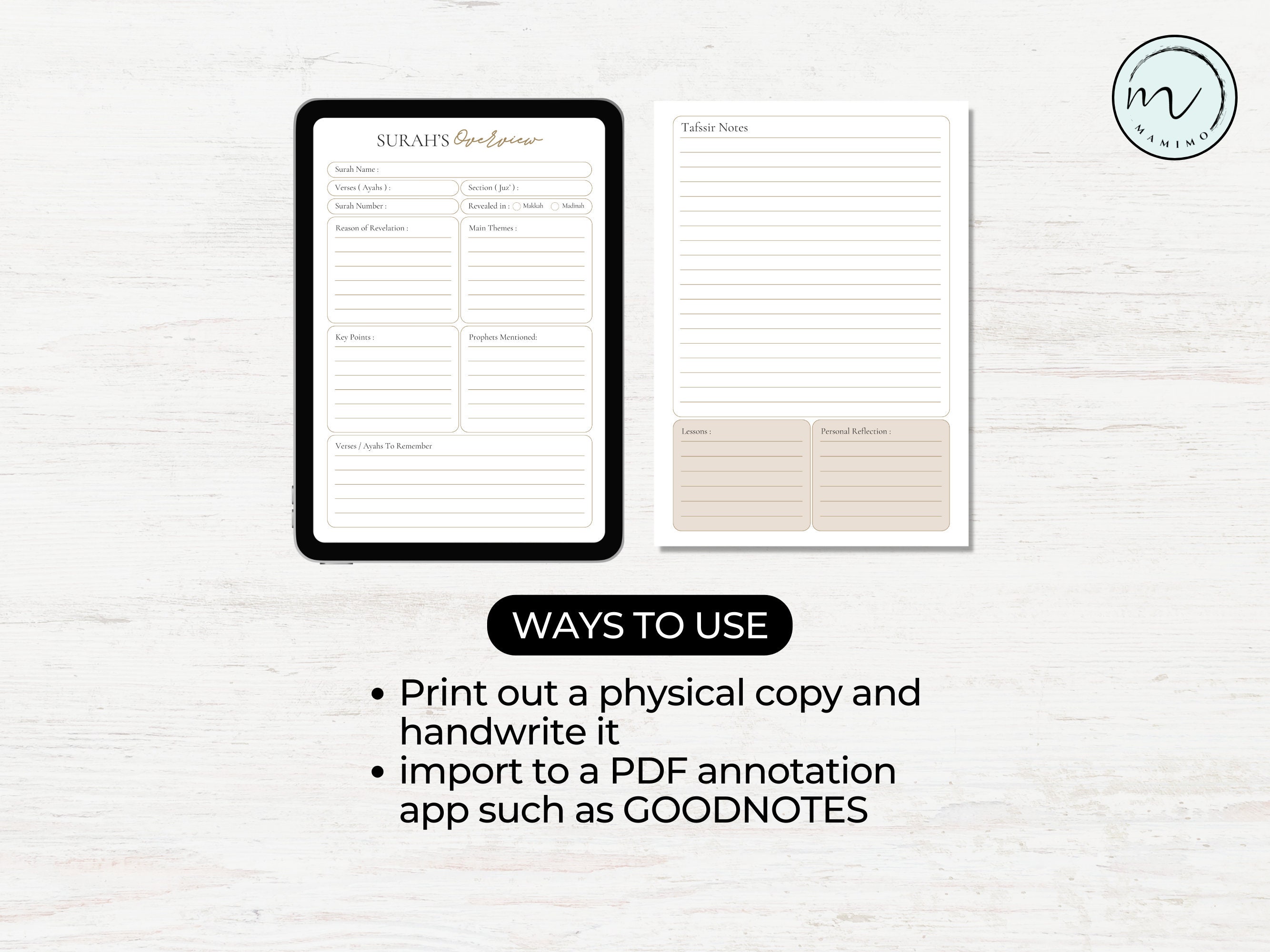 Quran Journal Digital Quran Study Quran Tracker Muslim - Etsy