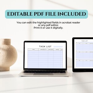 Employee Task List Assignment Sheet Employee Timekeeping - Etsy