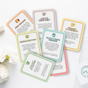 Cognitive Distortion Flash Cards, DBT Coping Skills Cards, Thinking ...