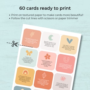 DBT Affirmation Cards, Coping Skills Cards, Anxiety Statement ...