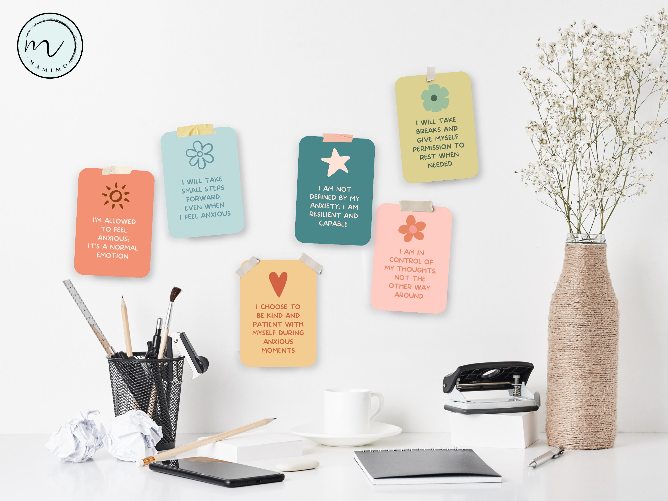 Anxiety Coping Statement Cards, DBT Coping Skills Cards, Affirmation ...