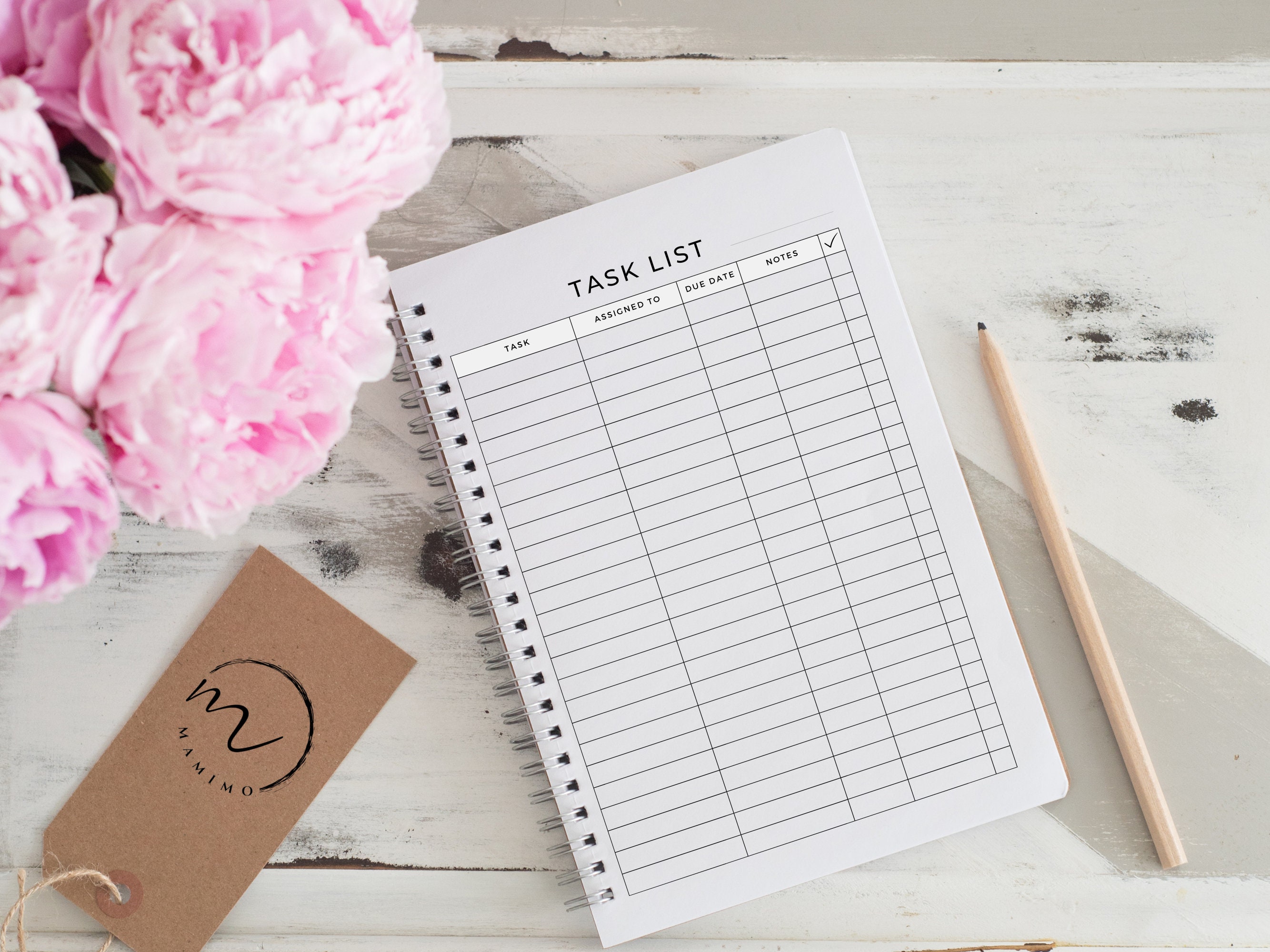 Employee Task List Assignment Sheet Employee Timekeeping Sheet Task ...