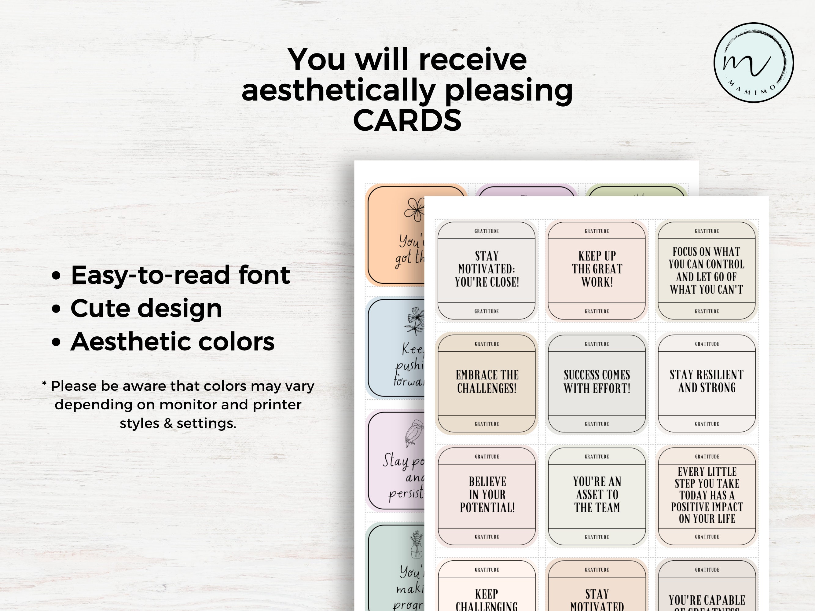 Gratitude Cards for Work, Encouragement Cards for Employees, Coworkers ...