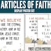 Articles of Faith, Articles of Faith Printable, Articles of Faith ...