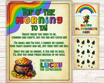 Leprechaun Note, Note From Leprechaun, Leprechaun Trap, Leprechaun Note ...