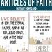 Articles of Faith, Articles of Faith Printable, Articles of Faith ...