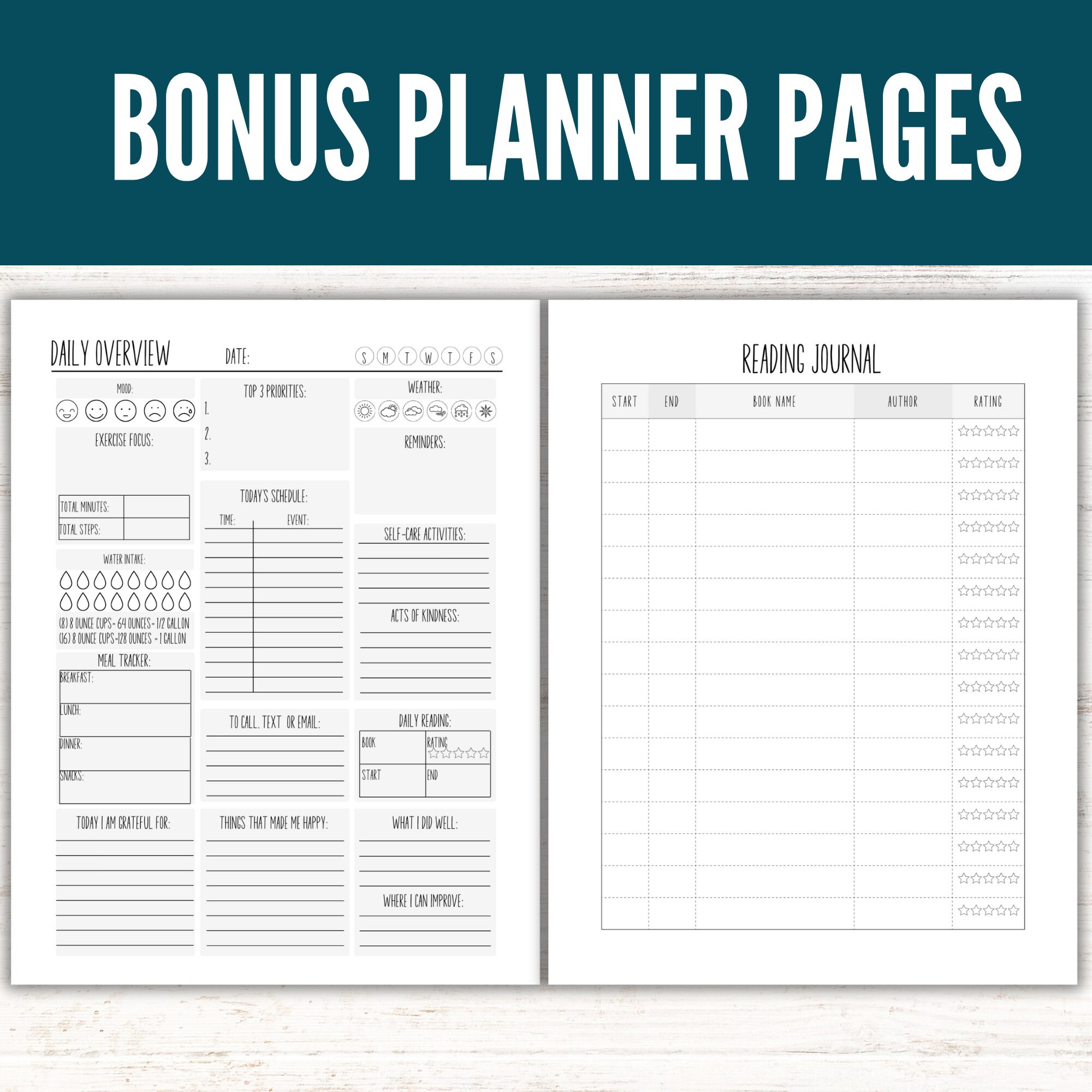 Yearly Mood Tracker, Yearly Habit Tracker, Habit Tracker, Yearly ...