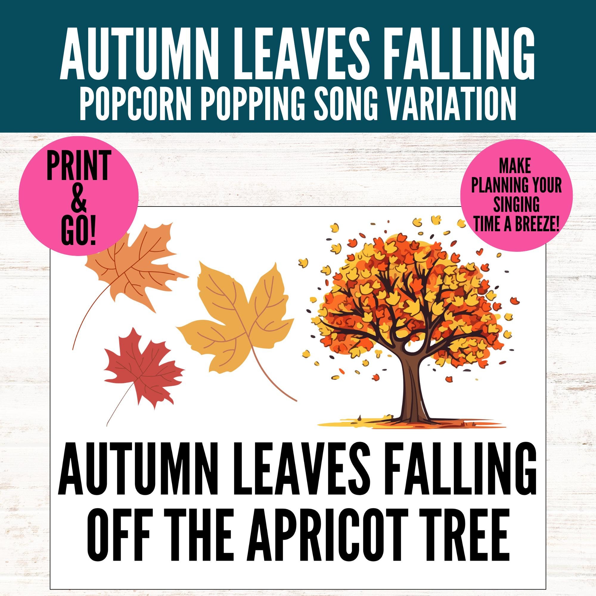 LDS Primary Singing Time: Autumn Leaves Song (PDF) - Etsy