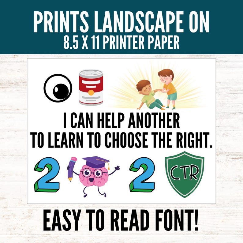 2025 Primary Songs Flip Chart Posters: LDS Singing Time (PDF) - Etsy Canada