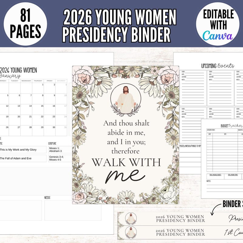 2026 Lds Yw Binders - Etsy