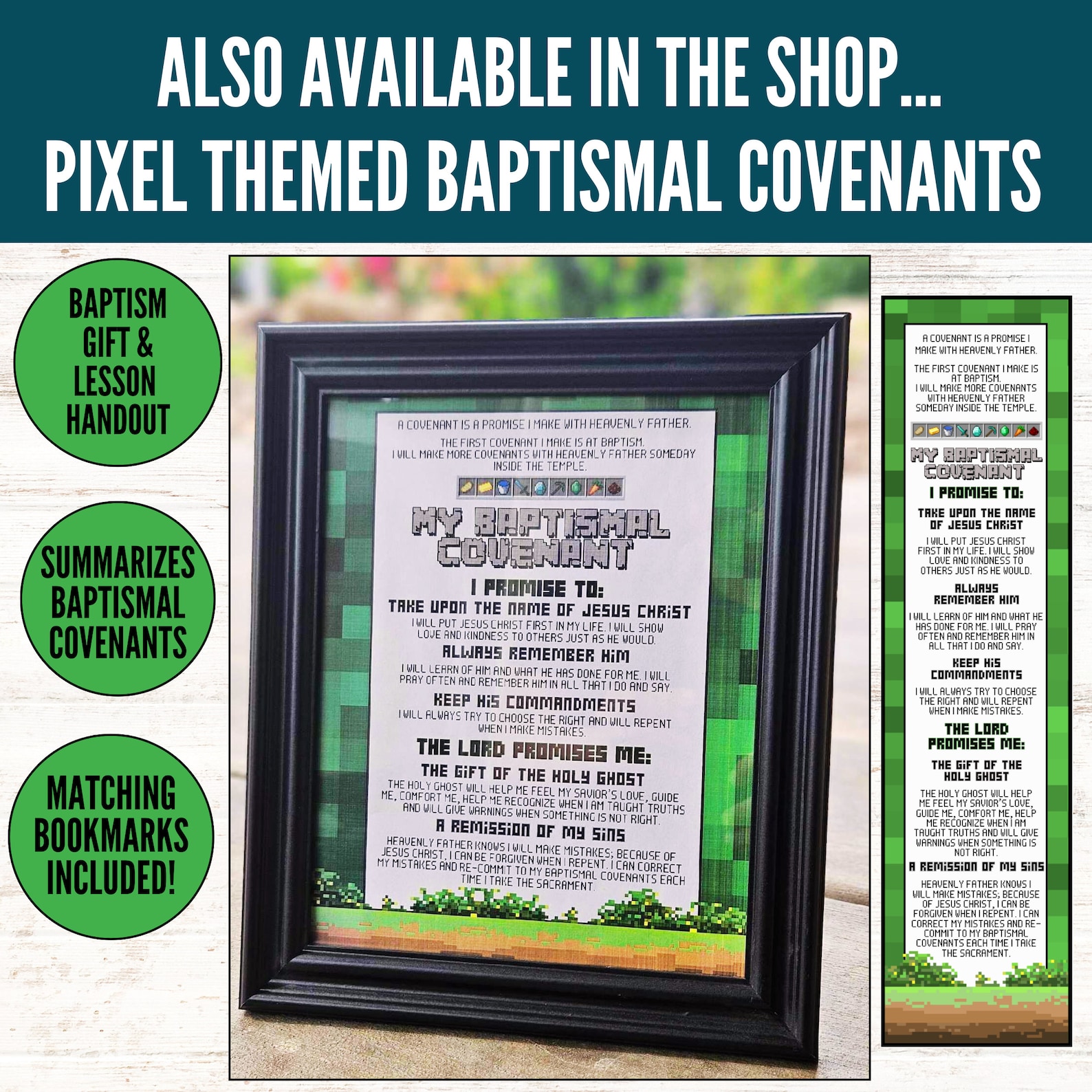 LDS Baptism Talk Object Lesson: Kit KAT Covenant Handout (PDF) - Etsy