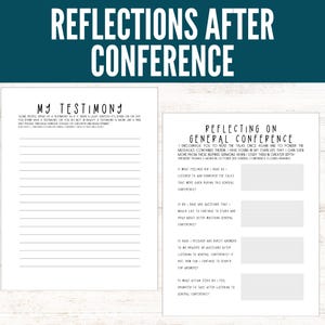 Preparing for General Conference, General Conference Bingo, YW General ...