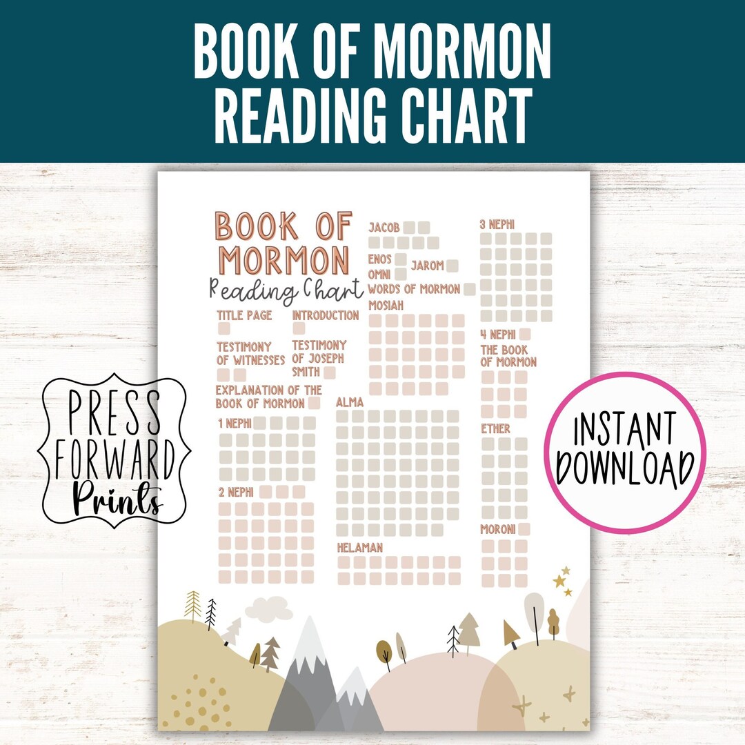 Come Follow Me 2024 Daily Reading Schedule, Reading Chart Book of ...