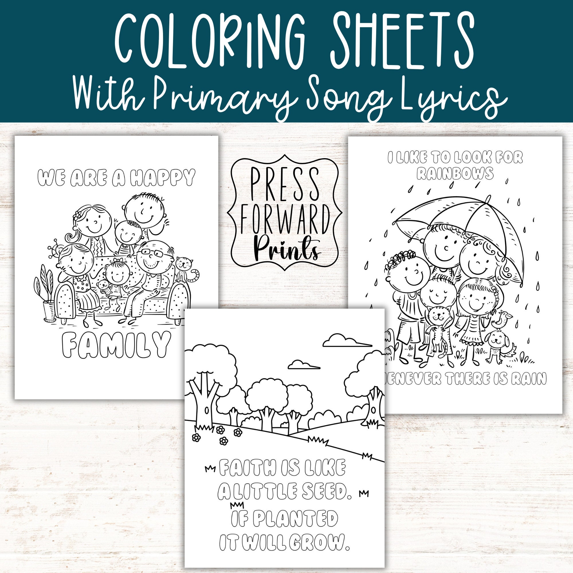 LDS General Conference Activity Bundle: Bingo, Mazes, Coloring (PDF ...