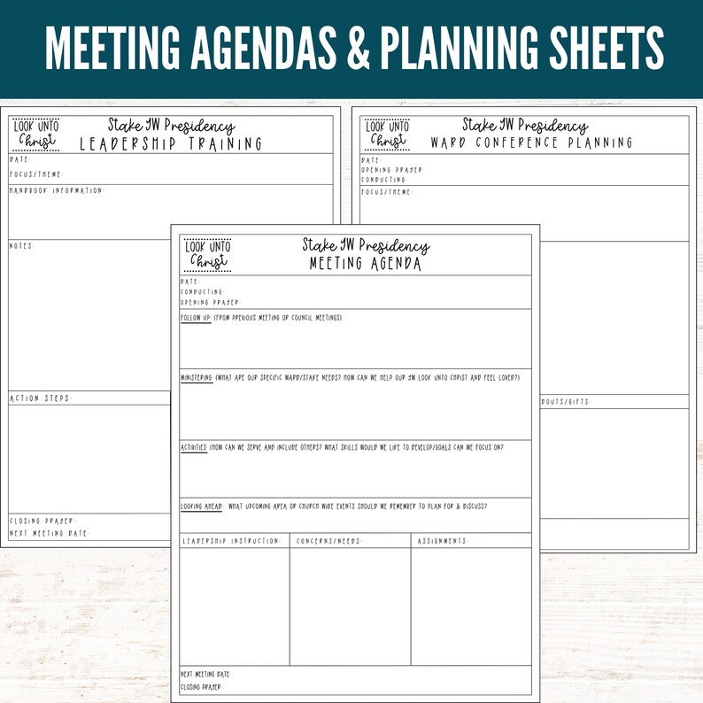 2025 Stake Young Women Presidency Planner: Editable LDS Theme (canva ...