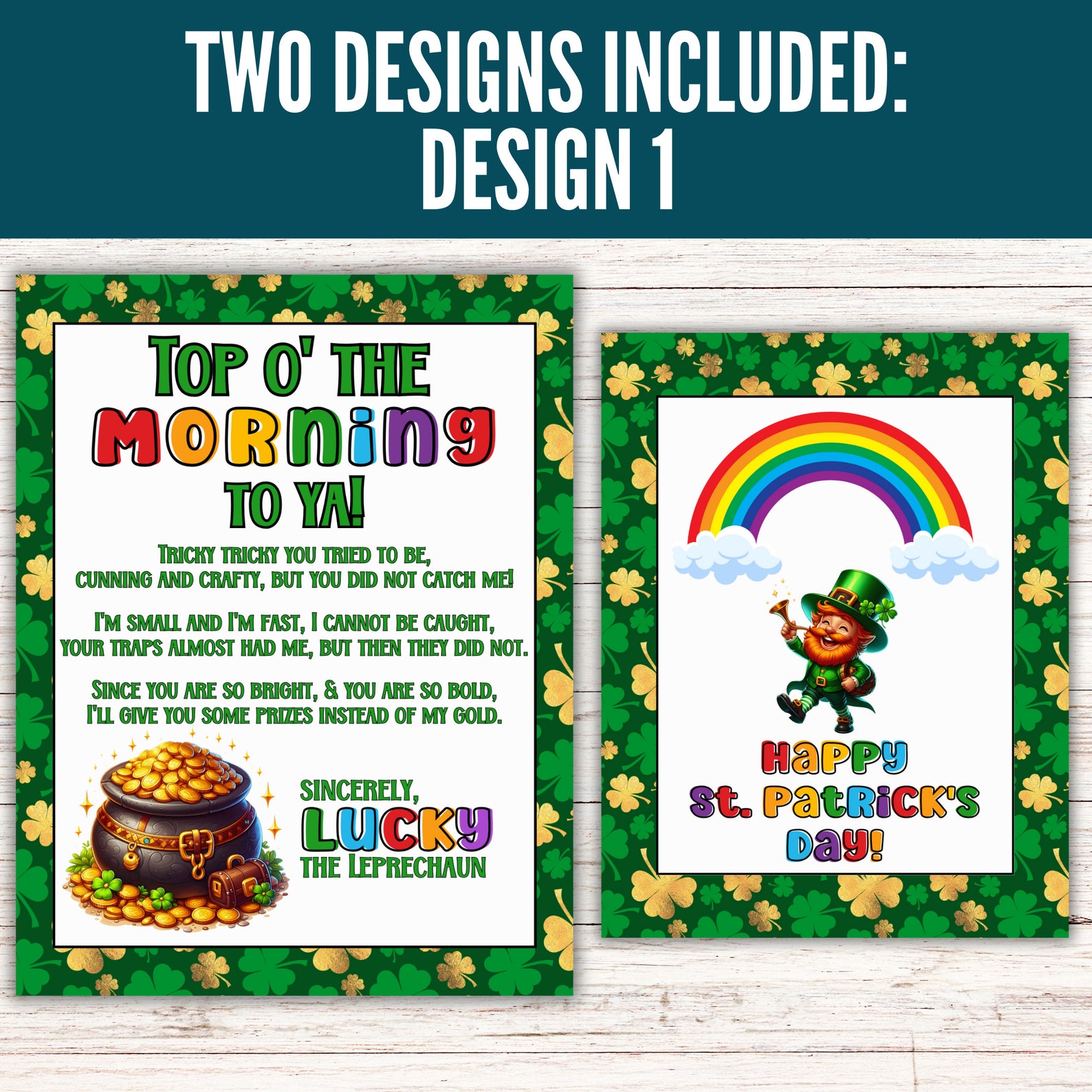 Leprechaun Note, Note From Leprechaun, Leprechaun Trap, Leprechaun Note ...