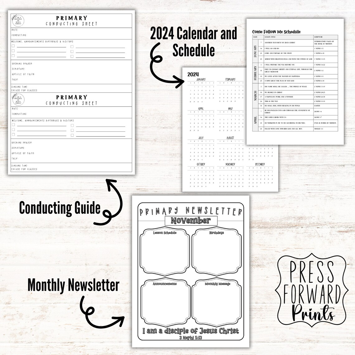 Primary Presidency Planner, 2024 Primary Presidency Binder, Primary ...