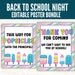 Editable Popsicles With the Principal, Back to School Night, Back to ...