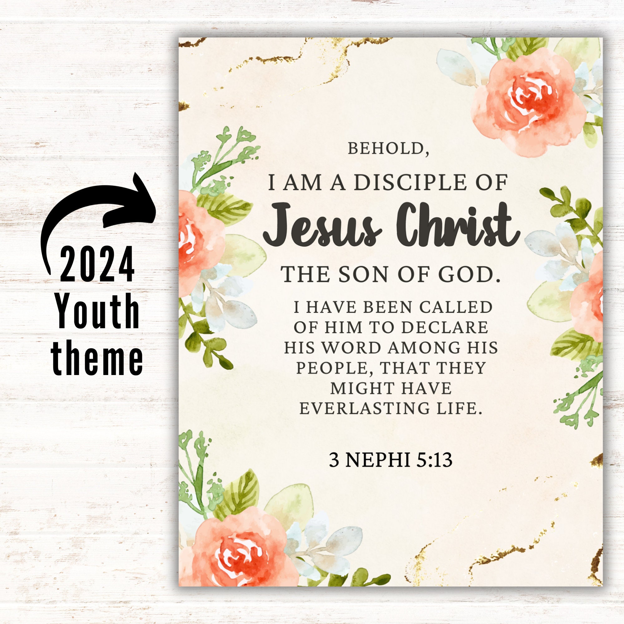 LDS Youth Theme 2024, YW Theme 2024, 2024 Youth Theme, 2024 Youth Theme ...