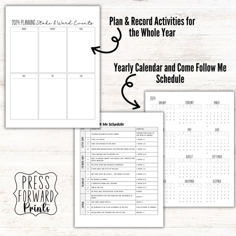 Stake Young Women Planner 2024, Stake YW Binder, 2024 YW Binder, Young ...