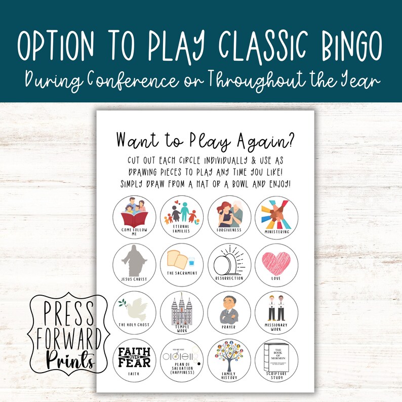 LDS General Conference Activity Bundle: Bingo, Mazes, Coloring (PDF ...