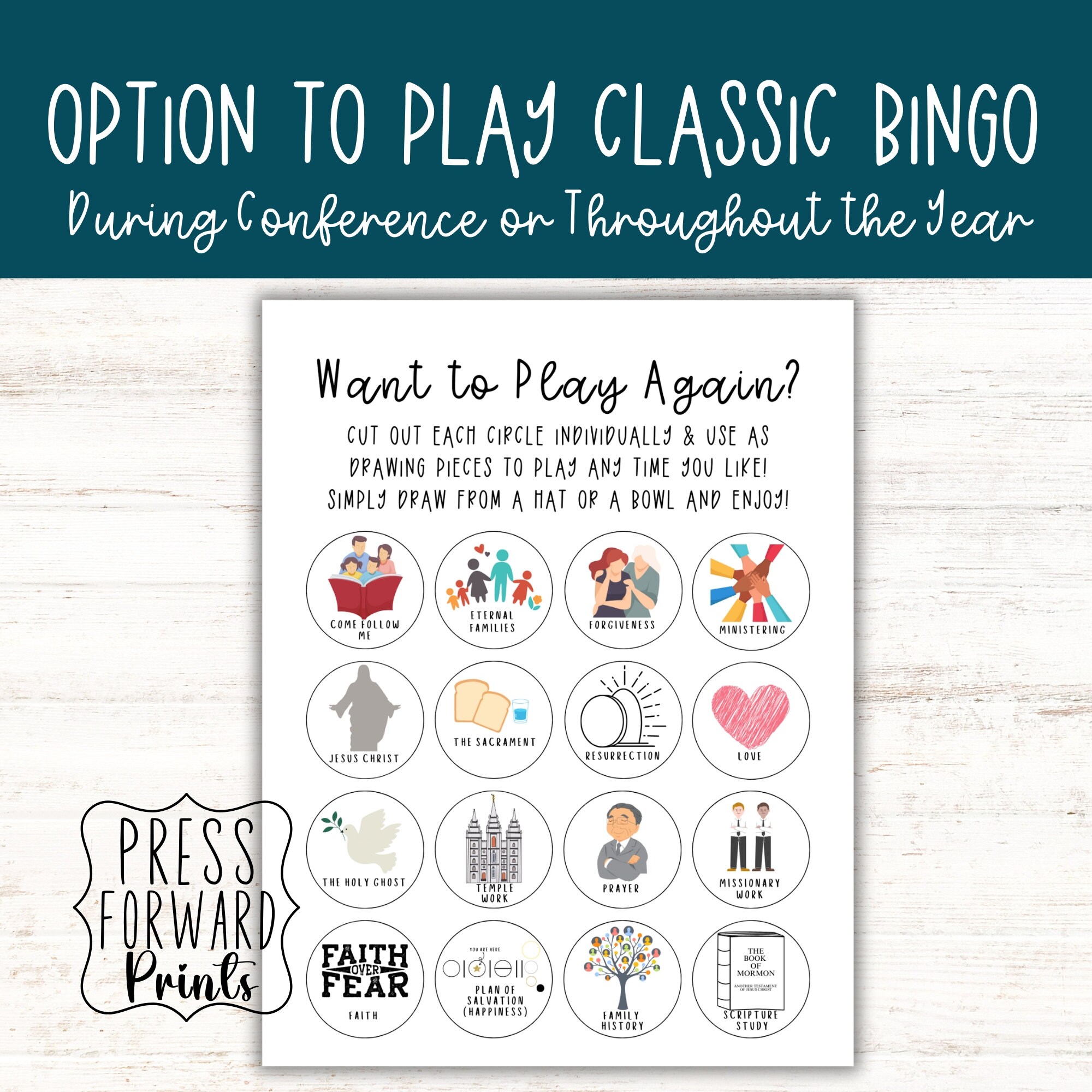 LDS General Conference Activity Bundle: Bingo, Mazes, Coloring (PDF ...