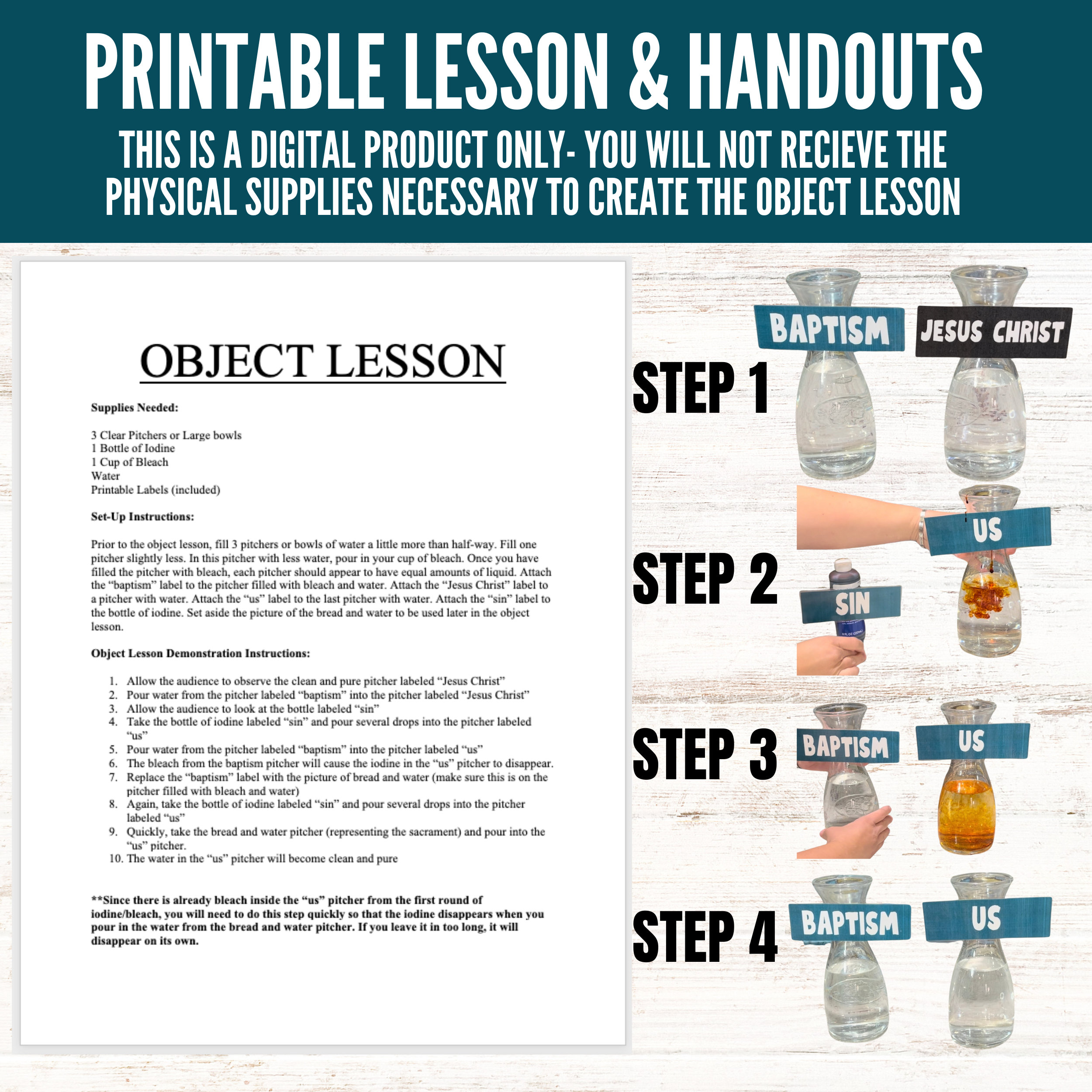 LDS Baptism Talk Object Lesson: Kit KAT Covenant Handout (PDF) - Etsy