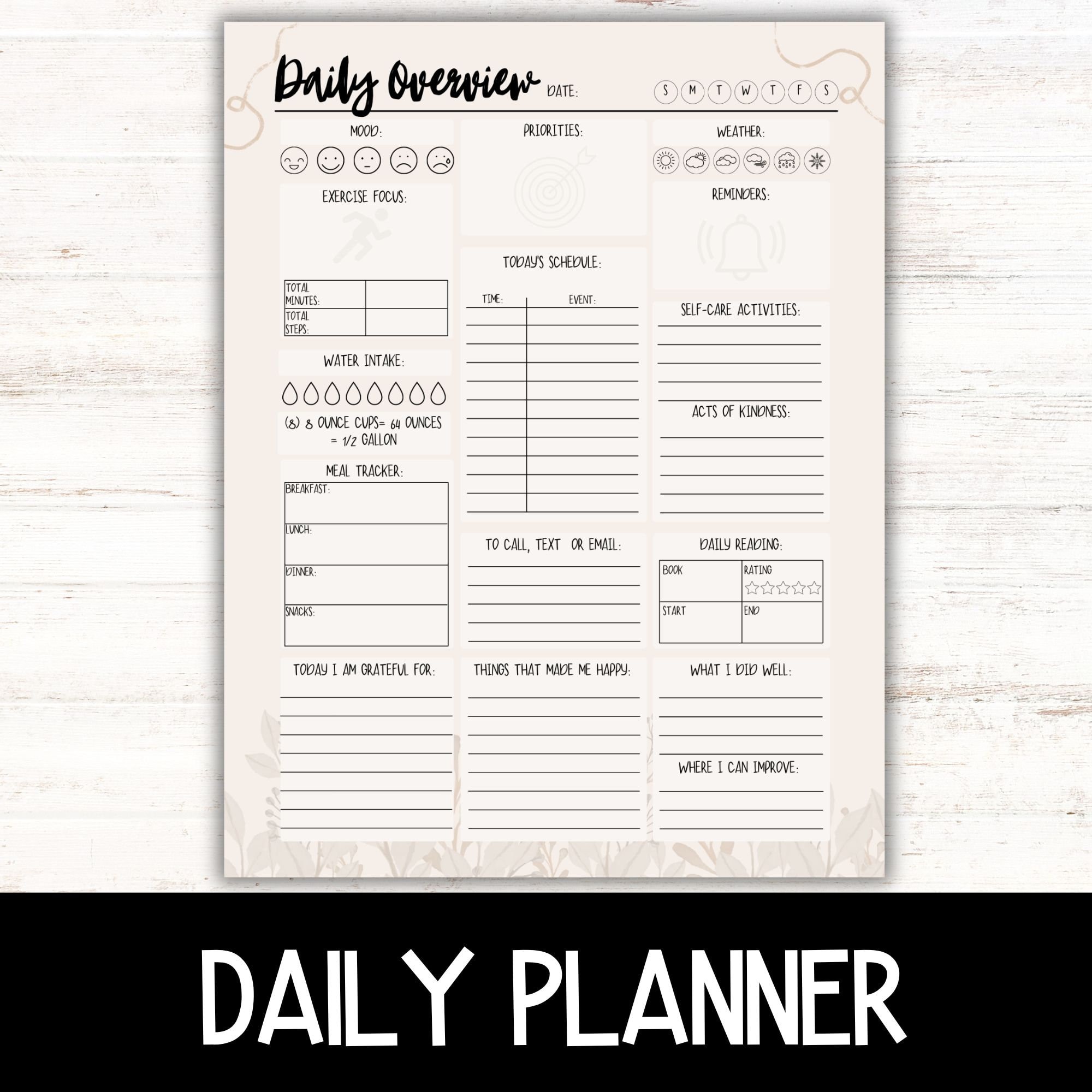 Boho 75 Soft Challenge Tracker Printable (PDF) - Etsy