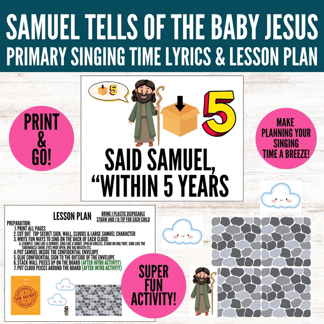 Samuel Tells of the Baby Jesus, LDS Singing Time, LDS Primary, LDS ...