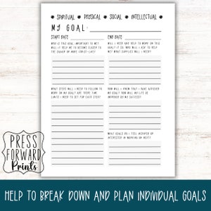 YW Theme 2024: Youth Goal Guide (PDF Download) - Etsy
